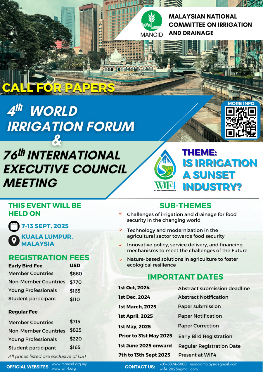 4th World Irrigation Forum - Home